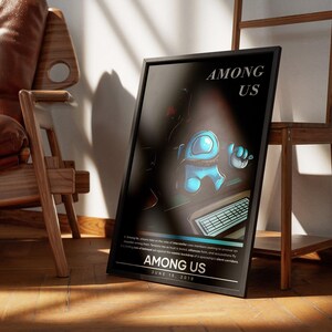 Among Us Poster | Among Us Prints | Gaming Poster | 4 Colors | Video ...