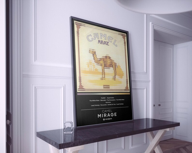 Camel Poster Print | Mirage Poster | Album Poster Prints | 4 Colors ...
