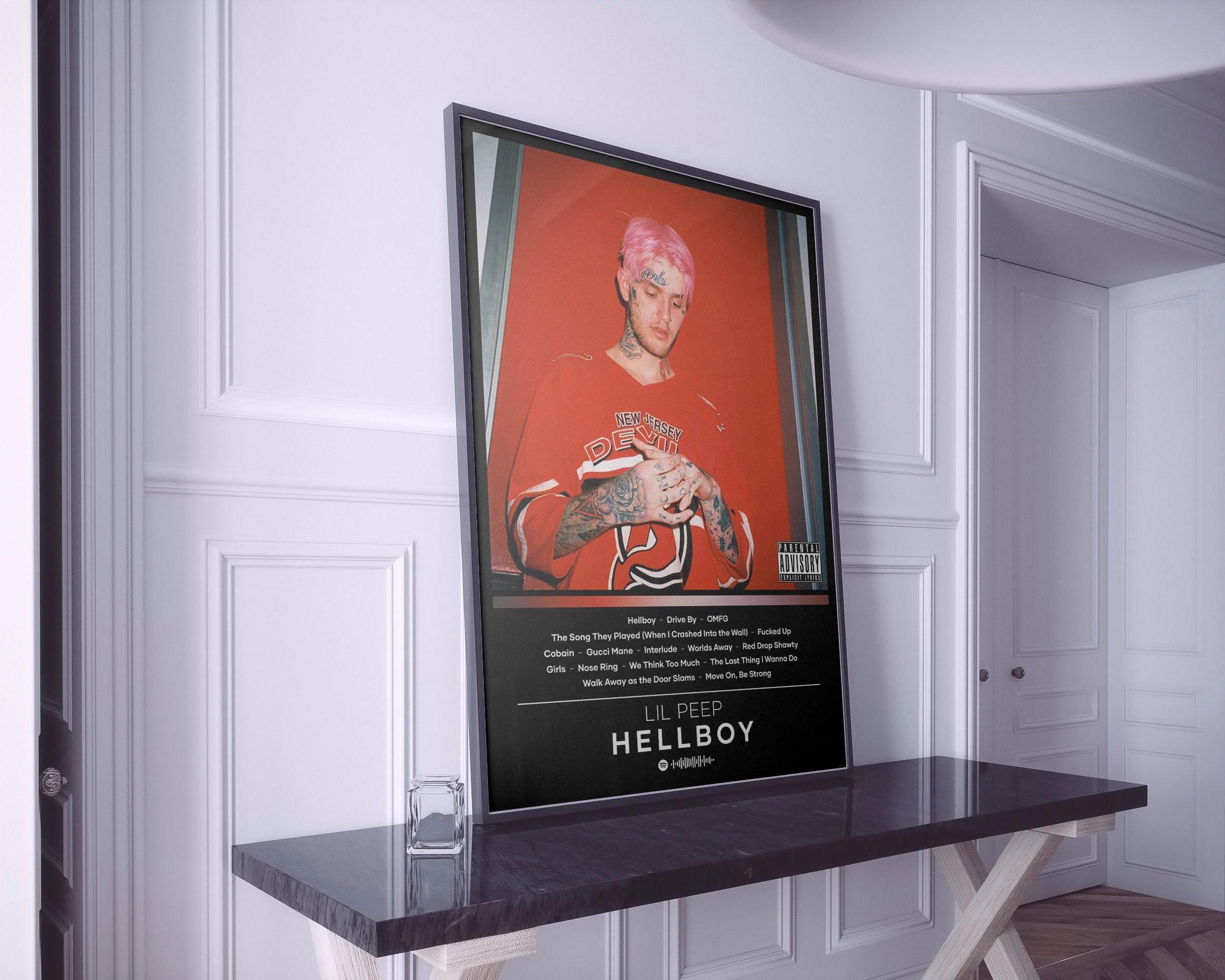 Lil Peep Poster Print | Hellboy Poster | Album Poster Prints | 4 Colors ...