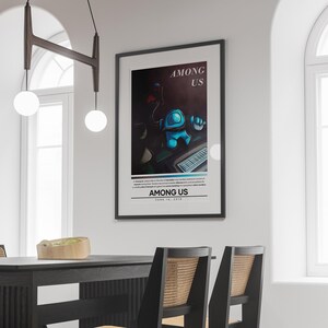 Among Us Poster | Among Us Prints | Gaming Poster | 4 Colors | Video ...