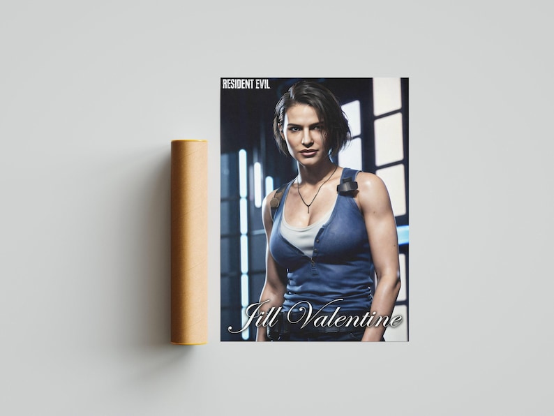 Jill Valentine | Resident Evil Poster | Resident Evil Artwork | Gaming ...