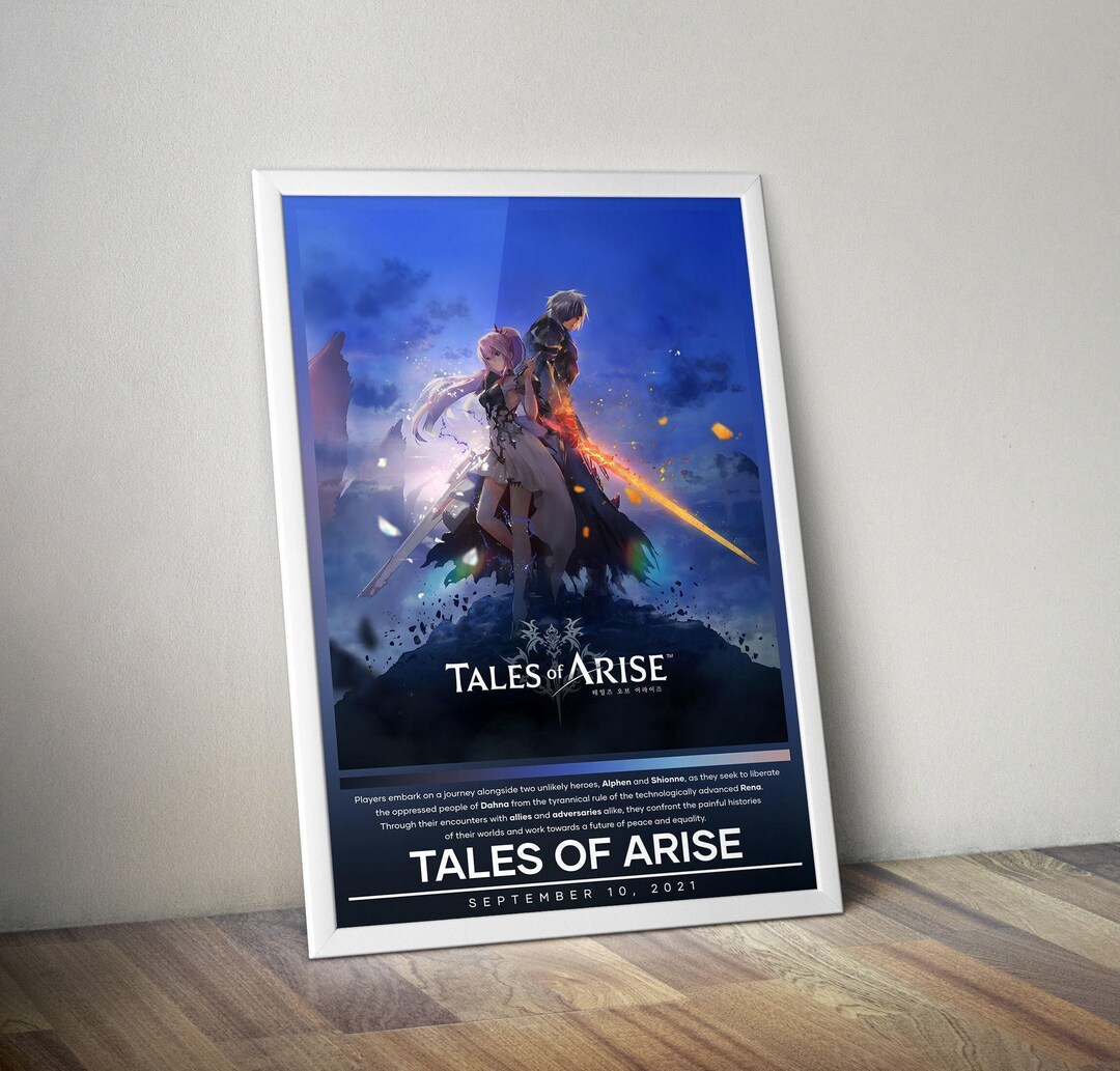 Tales of Arise Poster | Tales of Arise Print | Gaming Poster Print | 4 ...