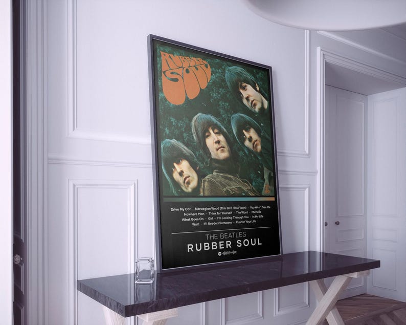 The Beatles Poster | Rubber Soul Poster | Album Poster Print | 4 Color ...