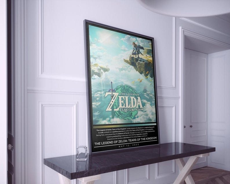 The Legend of Zelda: Tears of the Kingdom Poster | Legend of Zelda ...