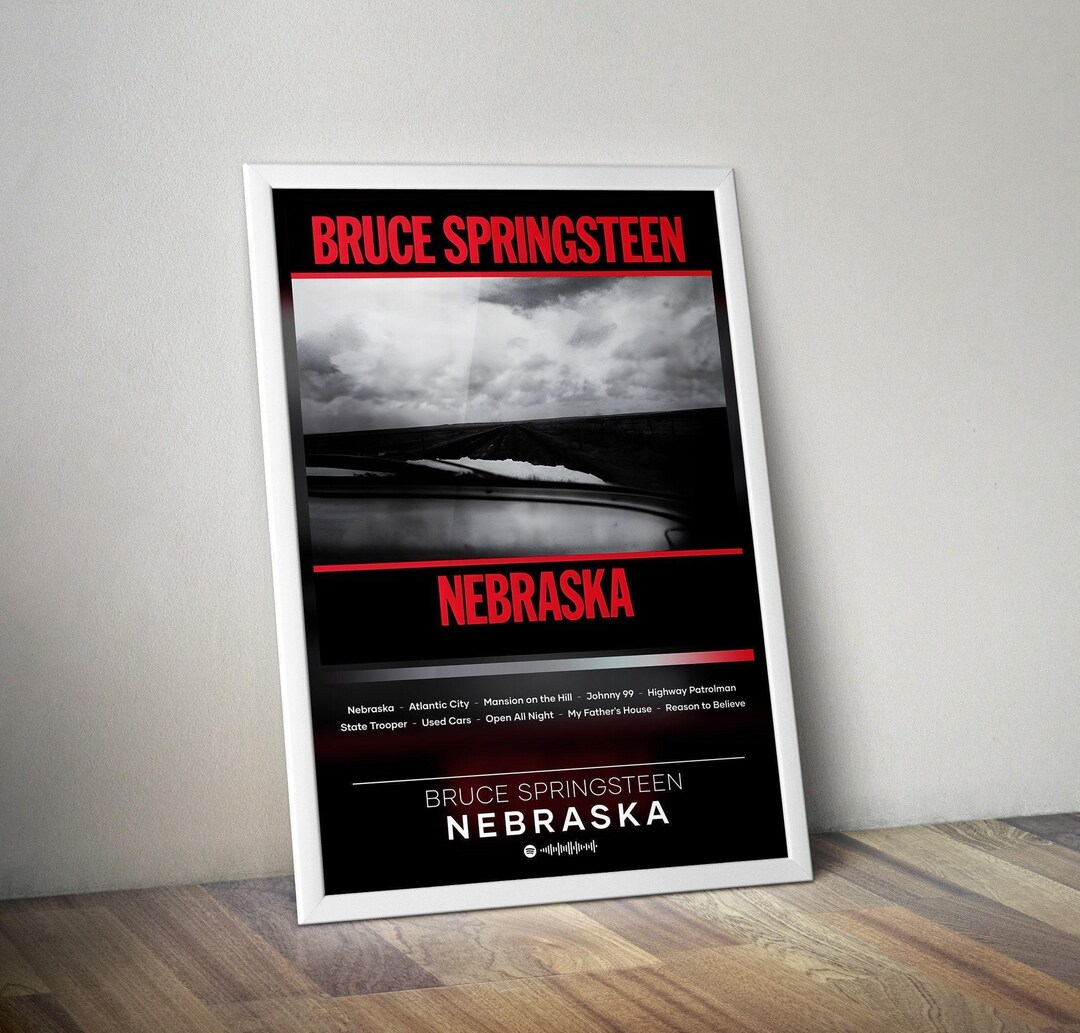 Bruce Springsteen Poster Print | Nebraska Poster | Album Poster Prints ...