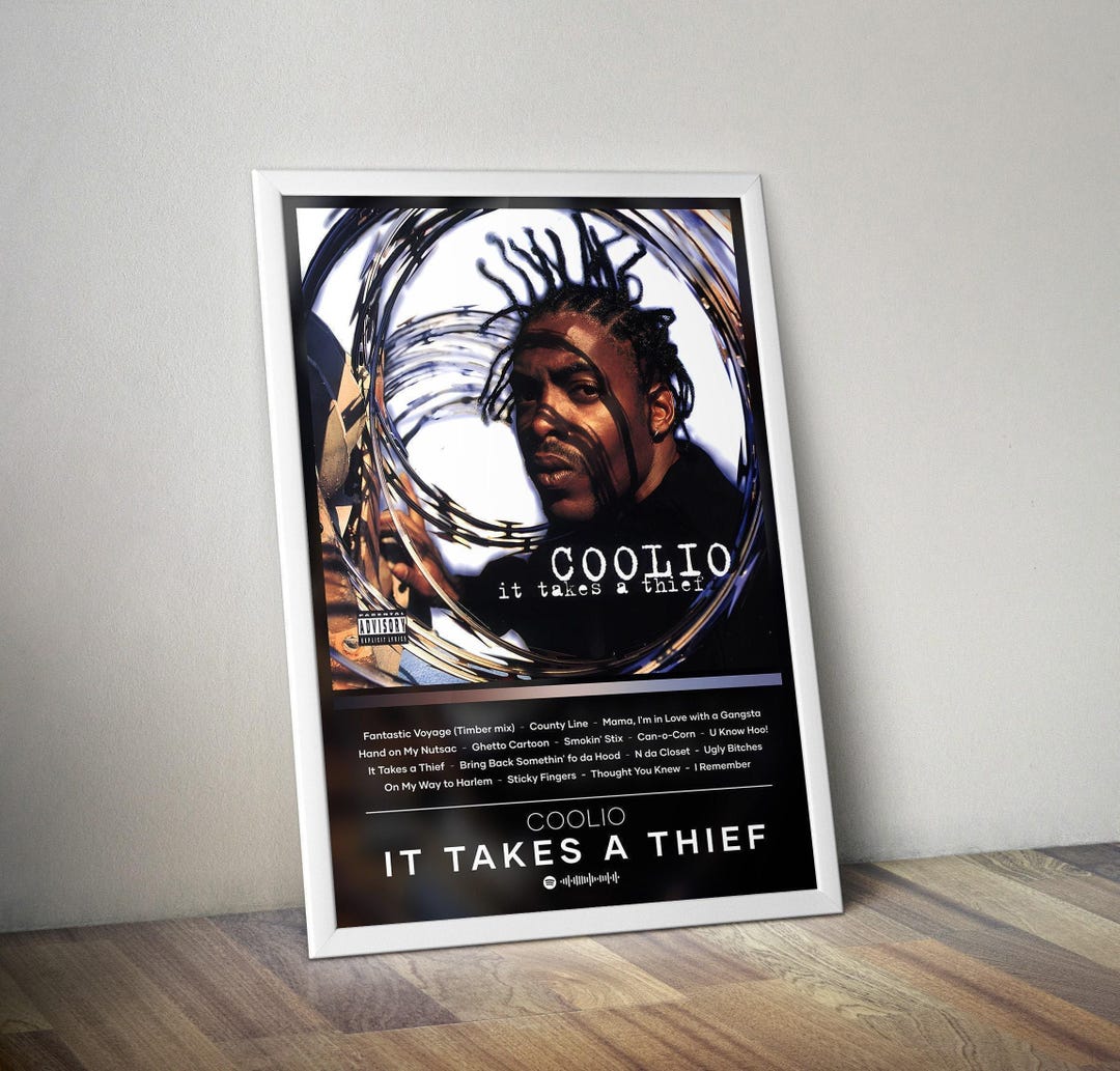Coolio Poster Print | It Takes A Thief Poster | Album Poster Print | 4 ...
