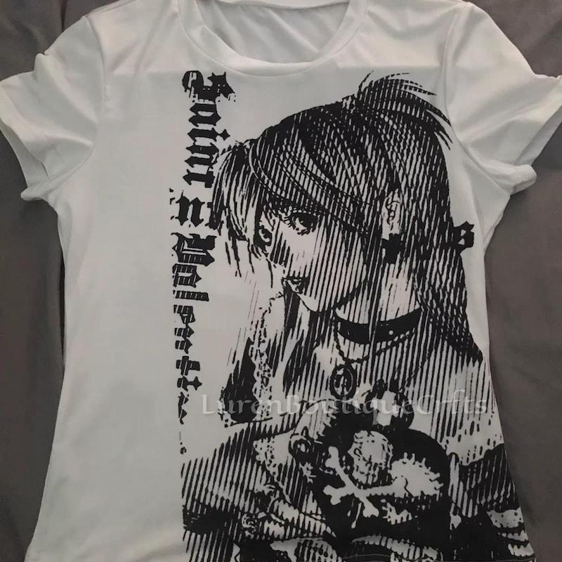 Harajuku Tshirt Emo - Etsy