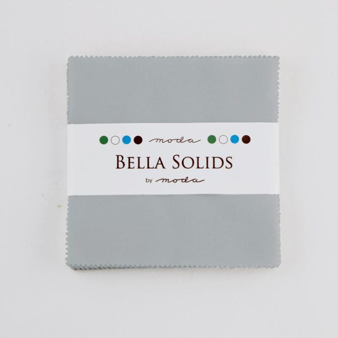 Bella Solids Charm Pack Steel 9900PP 184 Moda Precuts#1 - Etsy
