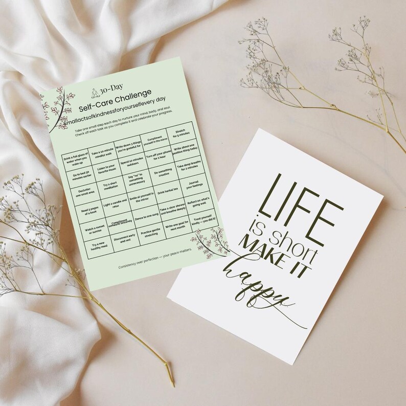 30-day Mood Tracker Printable | Green | Therapy Printable | Self ...