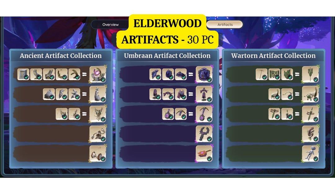 Palia Artifacts - All 30 Artifacts for Relics - Etsy