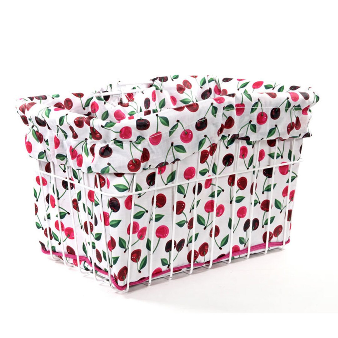 Cruiser Candy Cute Stylish Bicycle Basket Liner & Tote in One, Bike ...