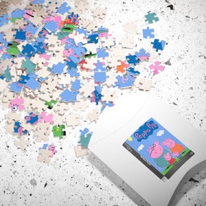 Peppa Pig Puzzle - Etsy UK
