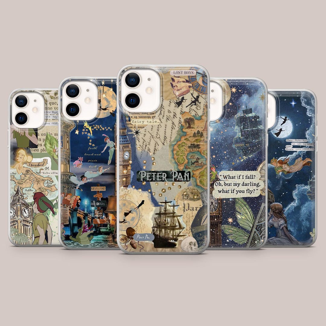 Peter Pan Phone Case Classic Neverland Cover for iPhone 17pro, 16, 15 ...