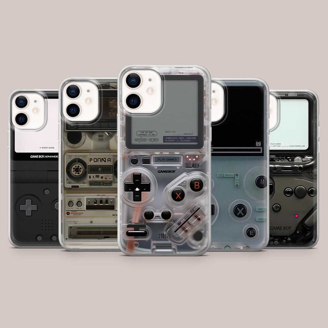 Game Boy Phone Case Retro Video Game Cover for iPhone 17pro, 16, 15, 14 ...