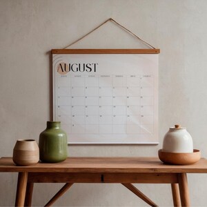 2026 Minimalist Landscape Monthly Calendar: Printable PDF (letter ...