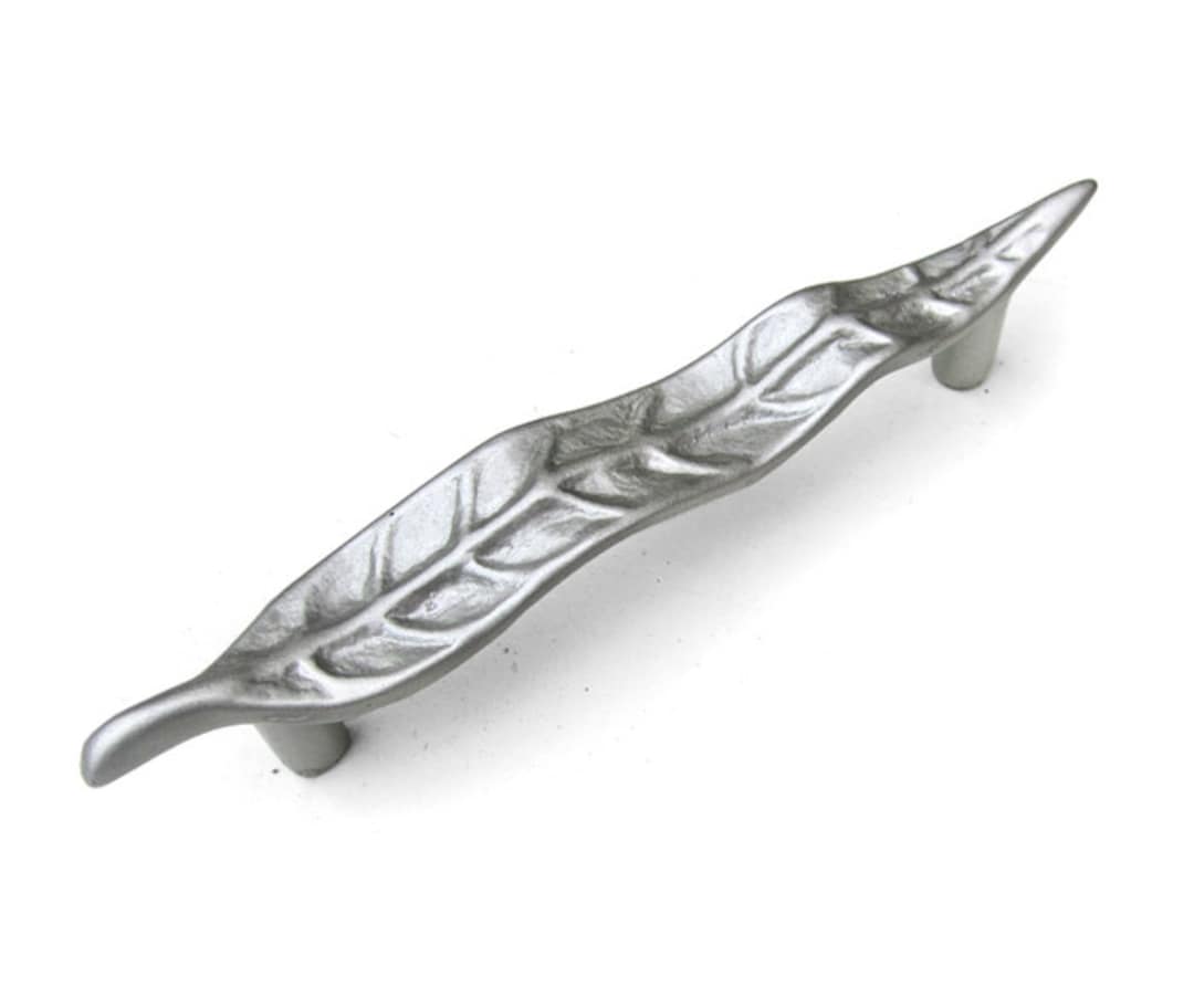 3.75" Leaf Dresser Handle Pull Knob Pulls Handles / Wardrobe Cabinet ...