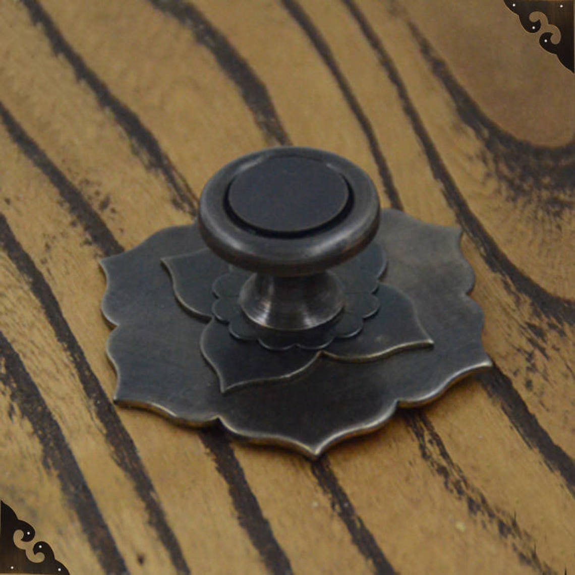 Solid Brass Chinese Style Cabinet Knob Dresser Knobs / Kitchen | Etsy