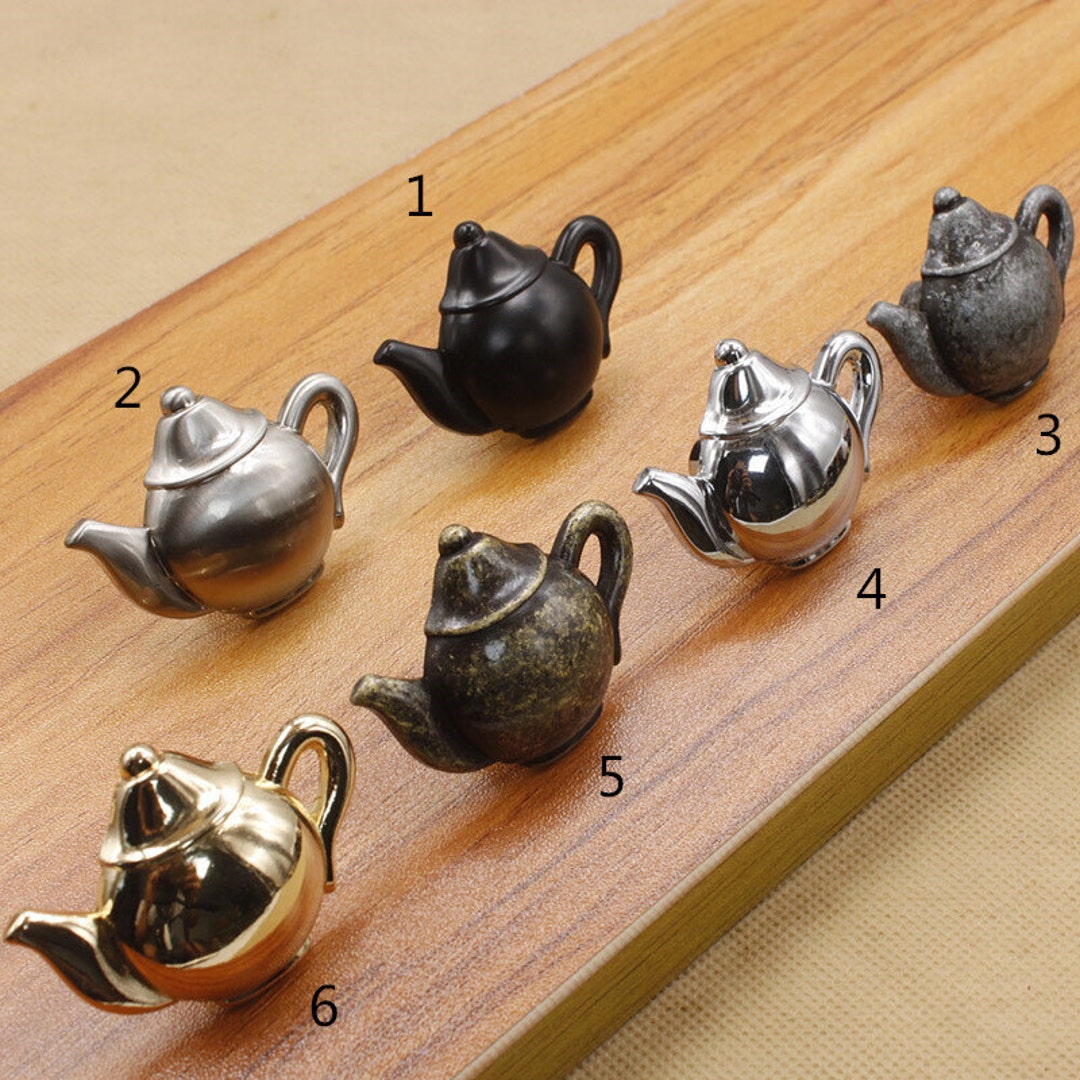 Teapot Dressder Knob Handle Pull Knob Pulls Handles / Kitchen Cabinet ...