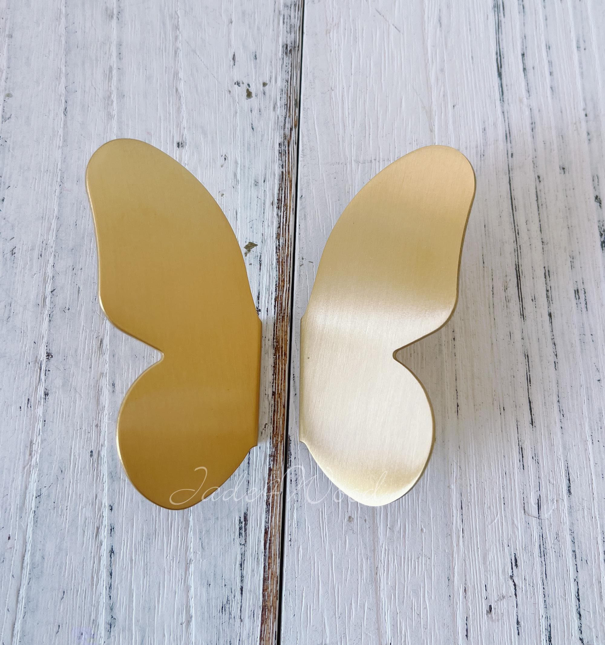 Butterfly Solid Brass Dresser Handle Pull Knob Pull Handle / Kitchen ...