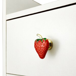 Strawberry Knob Cabinet Knob Dresser Knobs Funiture Knob Pull / Dresser ...