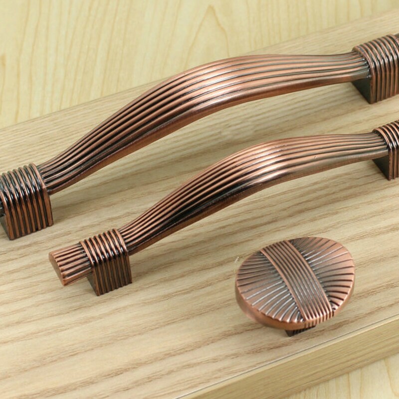Copper Cabinet Hardware - Etsy