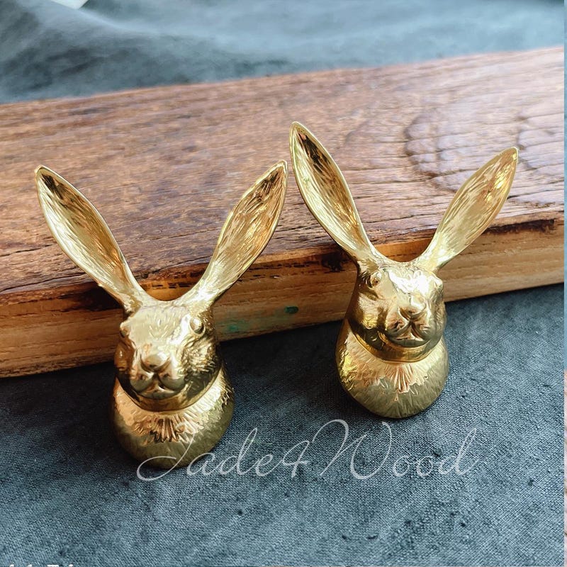 Rabbit Knobs - Etsy
