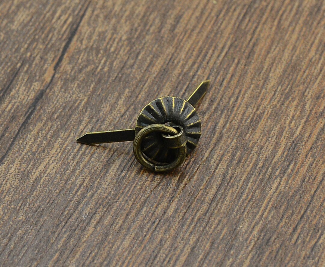 20pcs Antique Bronze Rustic Drop Ring Pull Handle Mini Door Knob Pull Knob Pull Handle /small ...