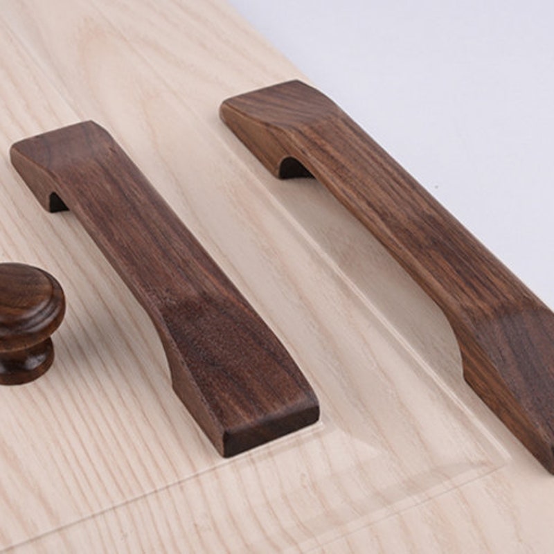 Wooden Cabinet Pulls - Etsy