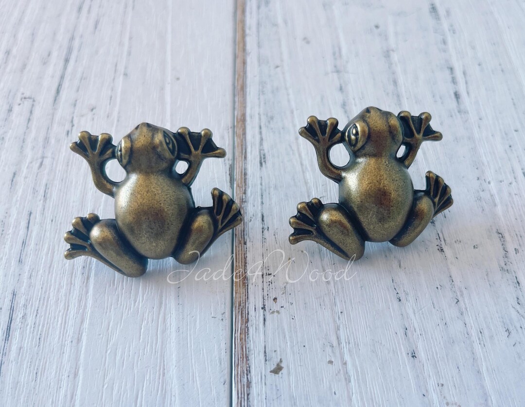 Frog Knob: Metal Dresser Drawer Pull - Kids Room Decor WM1949 - Etsy