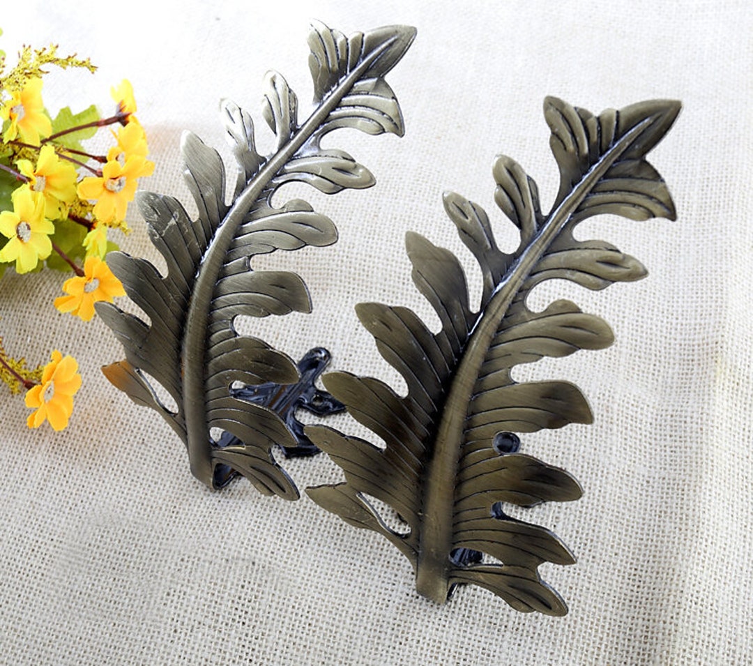 A Piece Leaf Curtain Hook Curtain Tieback Hook Decorative Hooks Home ...