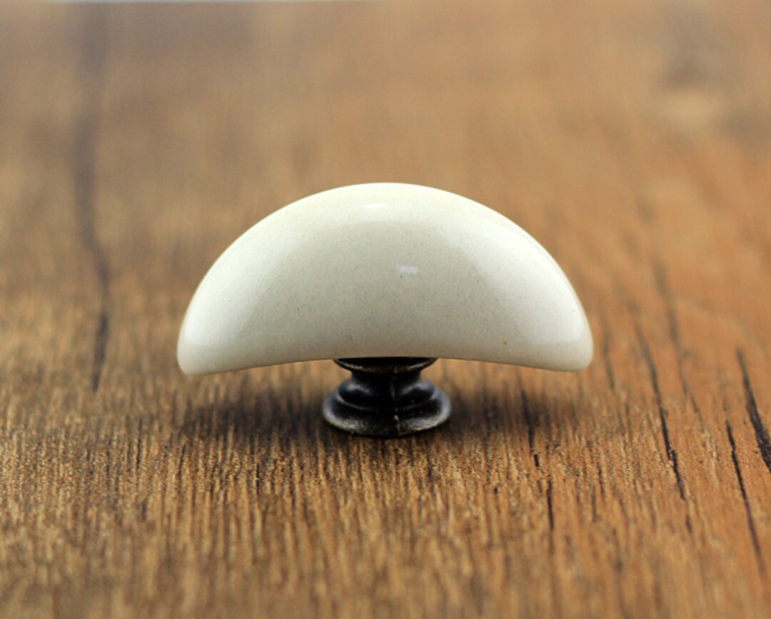 Moon Flower Ceramic Knob Knob Dresser Knobs Cabinet Dresser Knob Pull ...