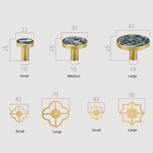 Solid Brass Back Plate for Knob Geometric Decoration Back Plate Dresser ...