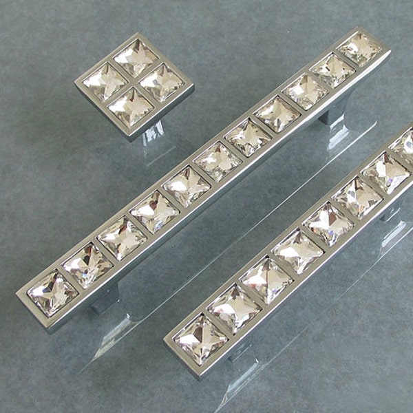 Crystal Cabinet Handles - Etsy