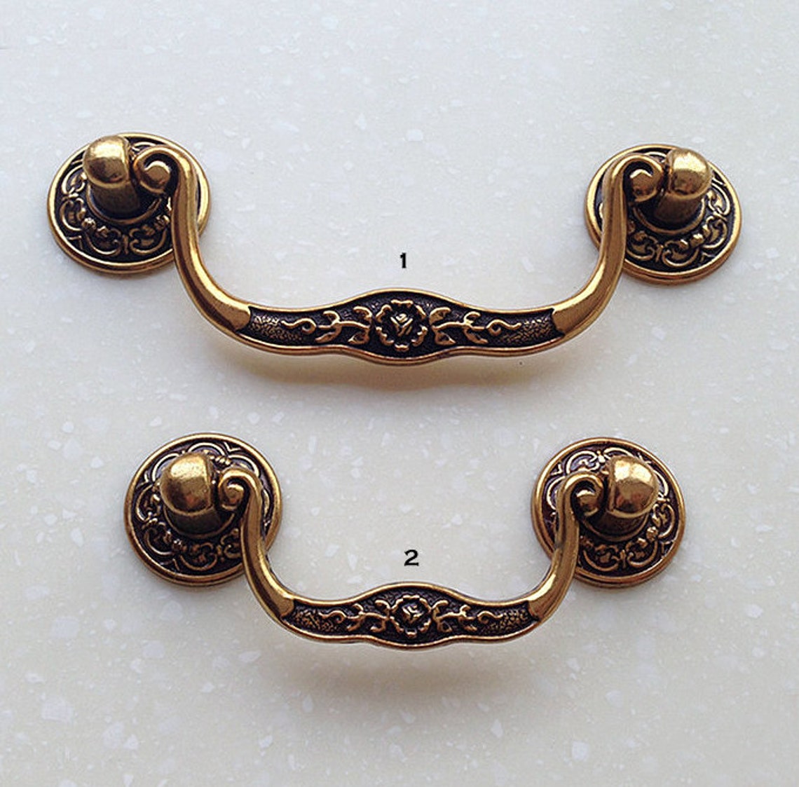 3.75 2.5 French Bail Dresser Drawer Pulls Handles - Etsy