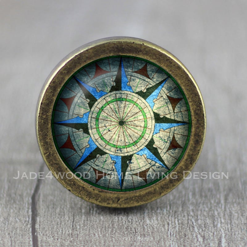 Compass Knob - Etsy