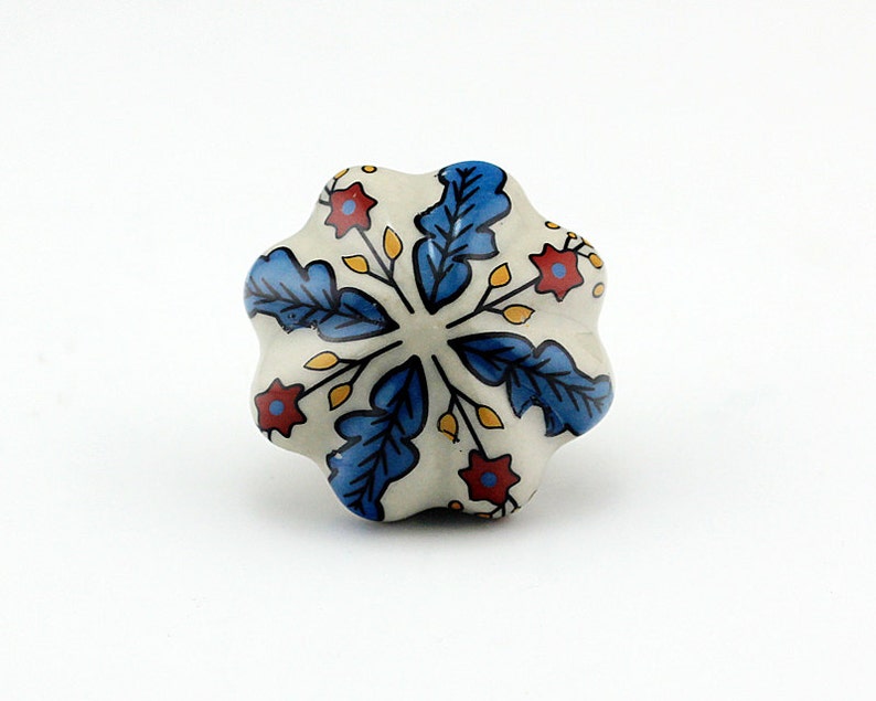Flower Ceramic Knobs Knobs Dresser Knobs Cabinet Dresser Knobs - Etsy