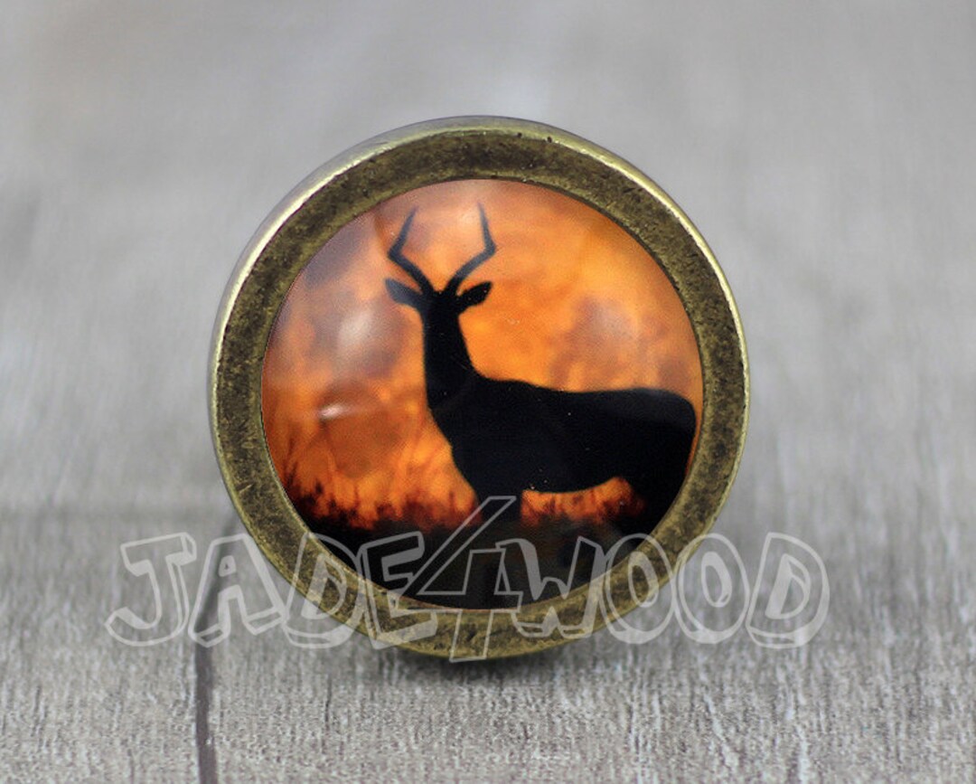 Deer Cabinet Dresser Knob Pull / Dresser Pull / Cabinet Knob ...