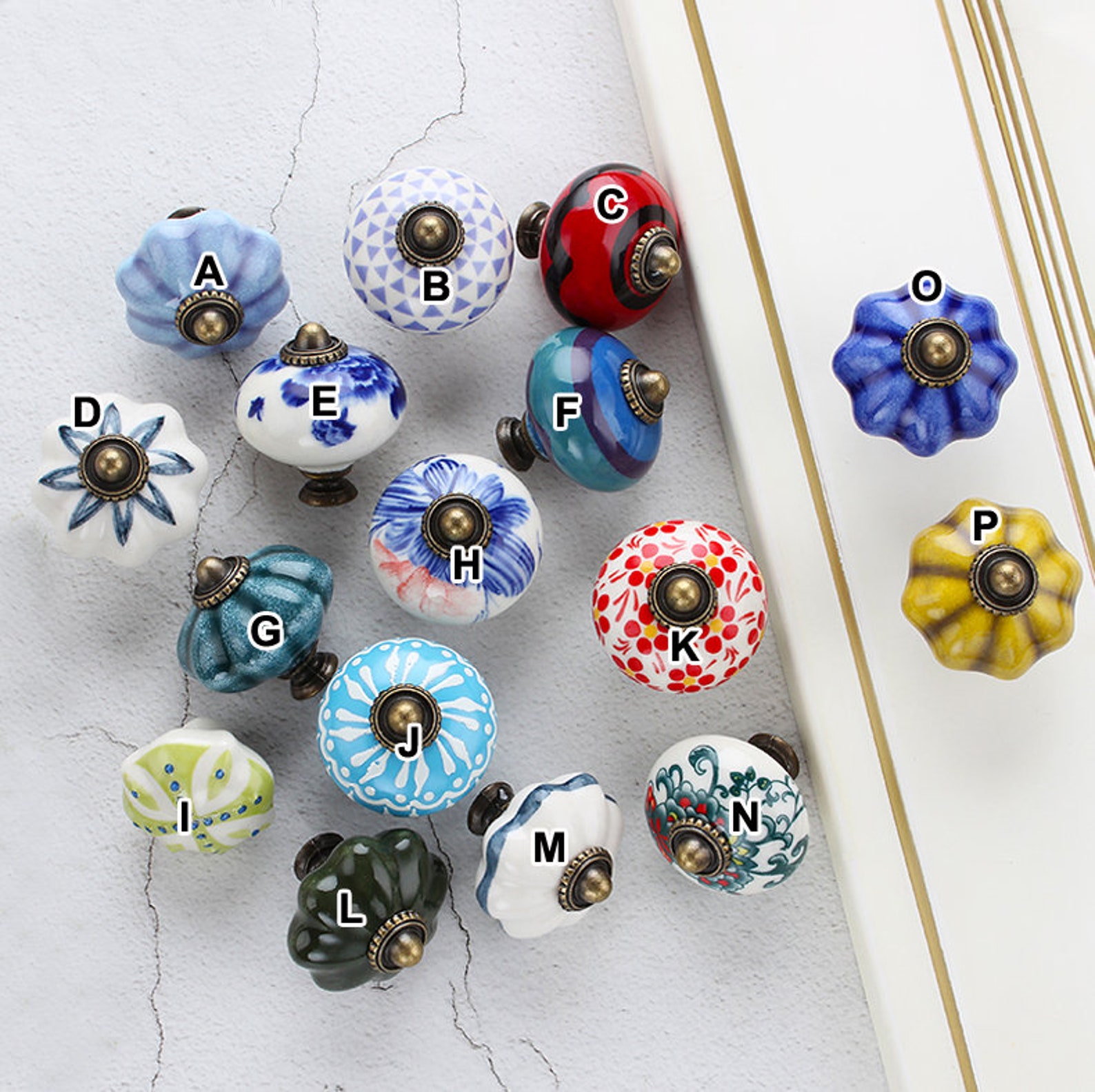 Ceramic Knobs Drawer Knob Dresser Knobs Porcelain Knobs Pulls - Etsy