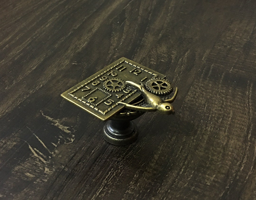 Gear Steampunk Knobs Cabinet Knobs Dresser Knobs Funiture Knobs Pull ...