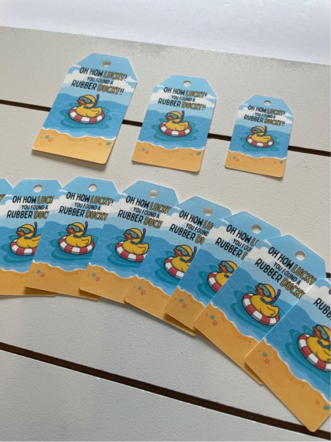 Cruise Duck Tags: Oh How Lucky You Found a Rubber Ducky! (set of 10) - Etsy