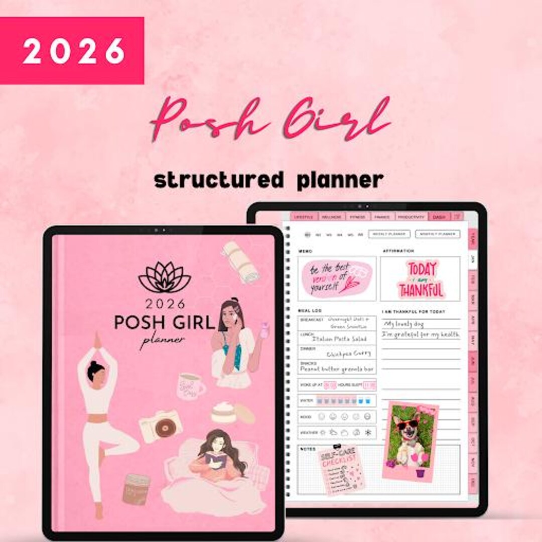 2026 Goodnotes Digital Planner, Posh Girl Theme (ipad Compatible) - Etsy