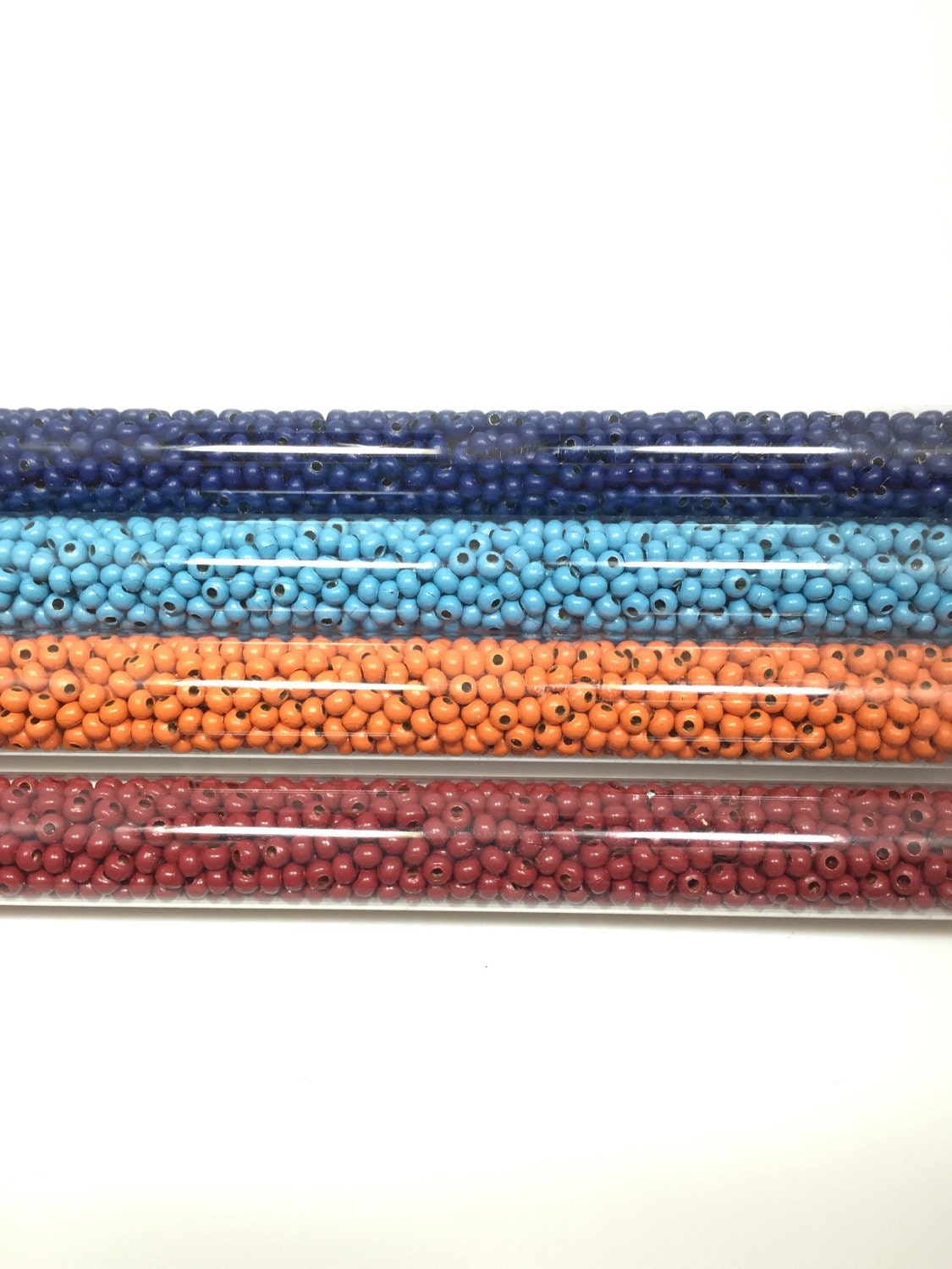 Light Blue Plated Metal Seed Beads - Size 6/0 - 39 Grams - Etsy