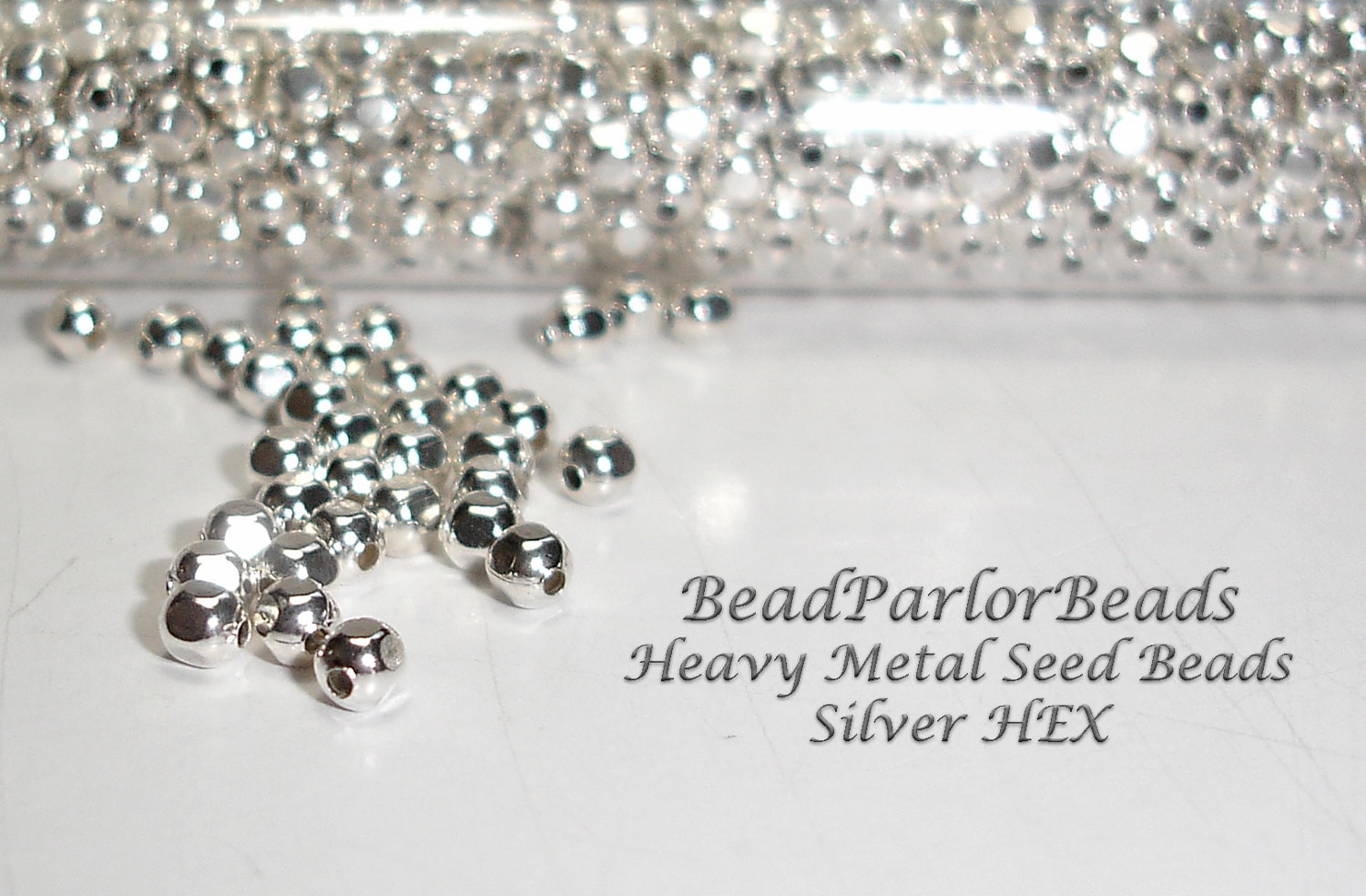 Silver Plated Hex Cut Metal Seed Beads Size 8/0 HEX 53 - Etsy