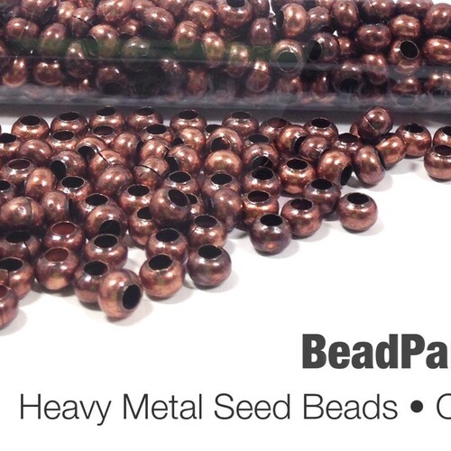 24K Gold Plated Metal Seed Beads Size 8/0 50 Grams | Etsy