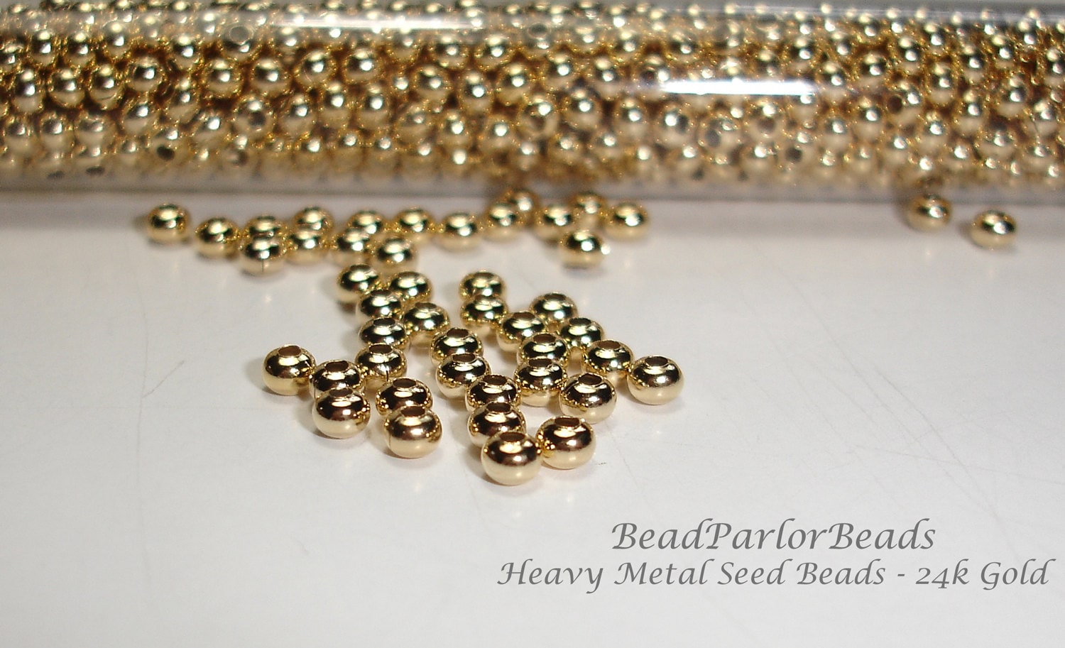 24K Gold Plated Metal Seed Beads Size 11/0 52 Grams - Etsy