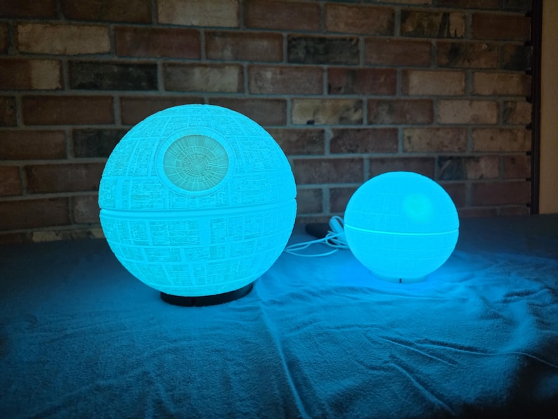 LED Death Star Lamp - Etsy