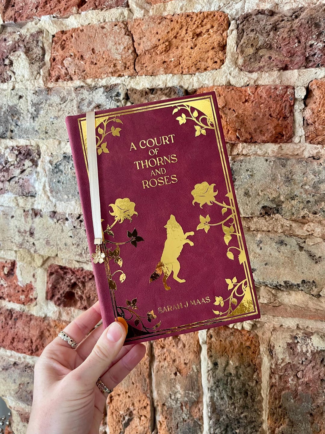 ACOTAR Book Cover Vinyl | Fantasy Bookbinding Design - Etsy