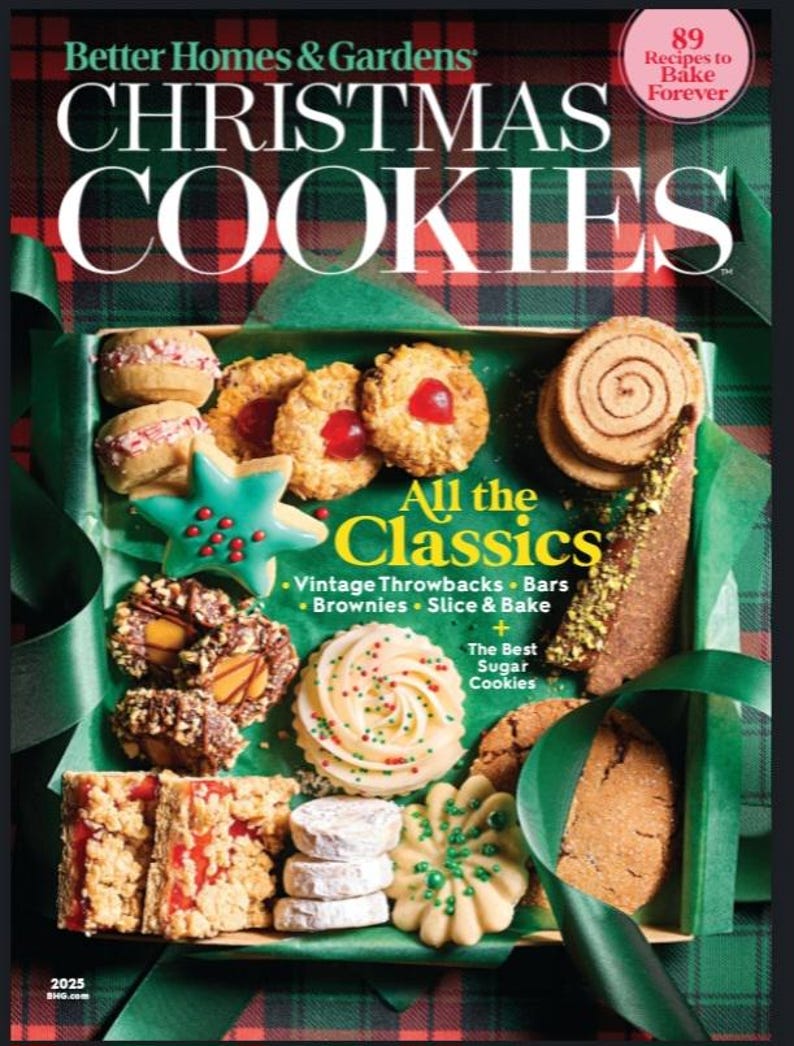 Better Homes and Gardens Magazine PDF, Christmas Cookies 2025 - Etsy