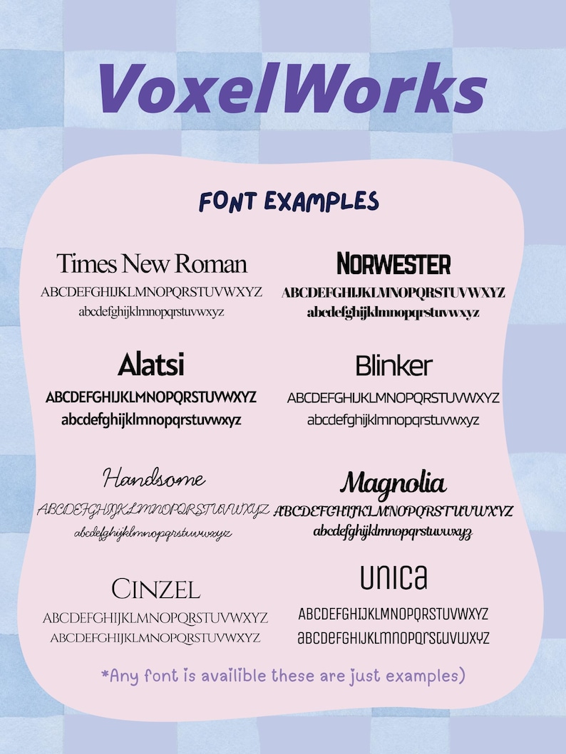 Custom 3D Printed Letters – Any Font & Size 1-10" – Home Decor, Gifts ...