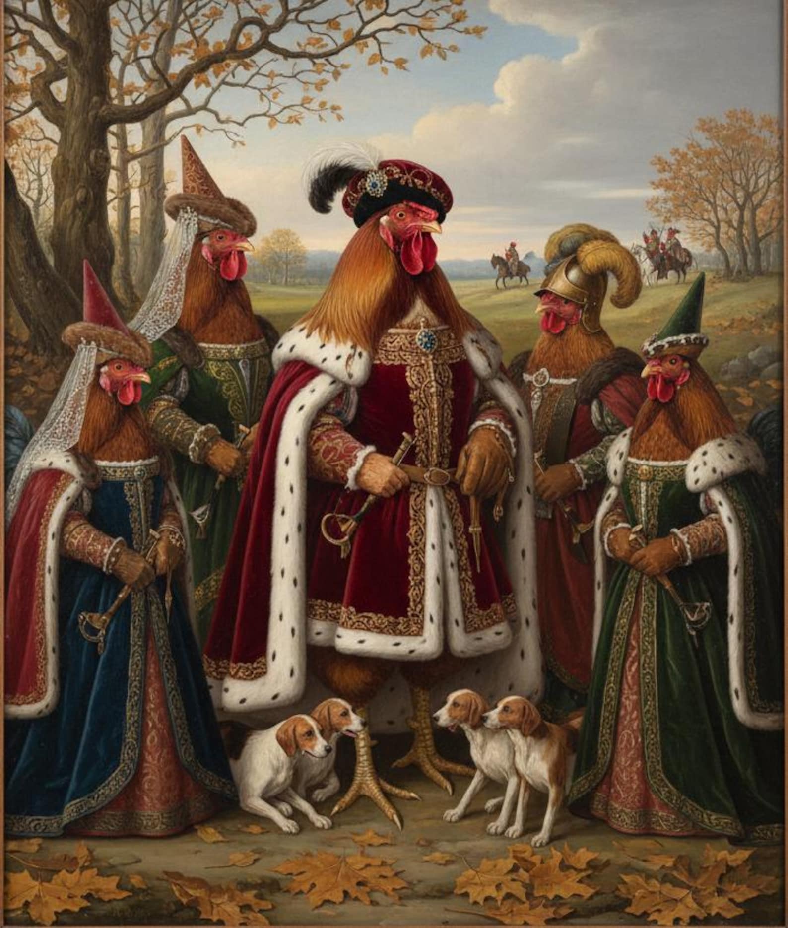 Medieval Chickens & Roosters 2026 Wall Calendar - Etsy